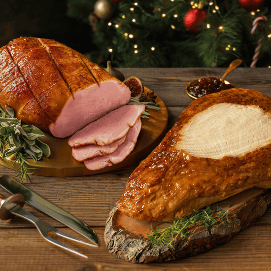 Brady Family Silverside Ham (3.3kg) & Brady Family Turkey (1.8kg)